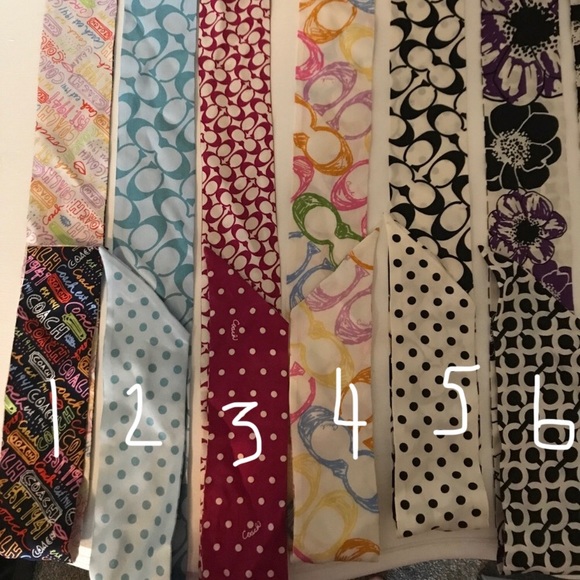 Coach | Accessories | Extensive Coach Silk Scarf Collection | Poshmark